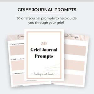 Grief Therapy Journal: Mental Health, Loss, Grief Healing, Self-care ...