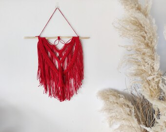 Red Wall Hanging | Etsy