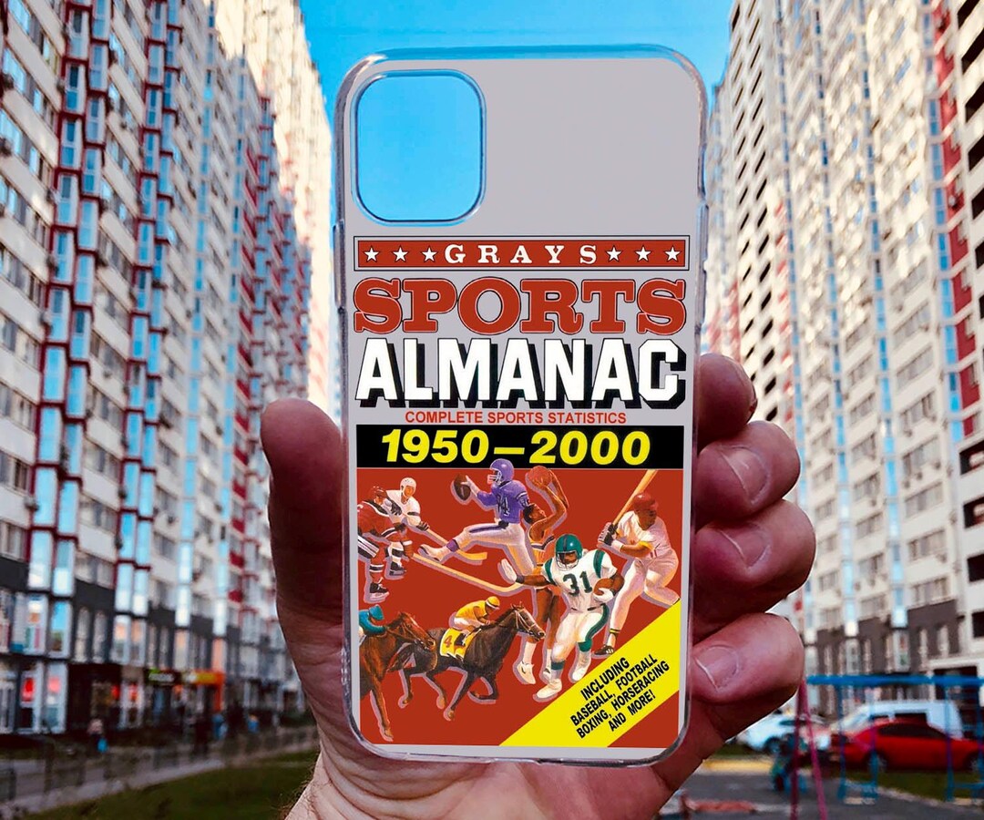 Sports Almanac Phone Case: Vintage 1950-2000 Design - Etsy