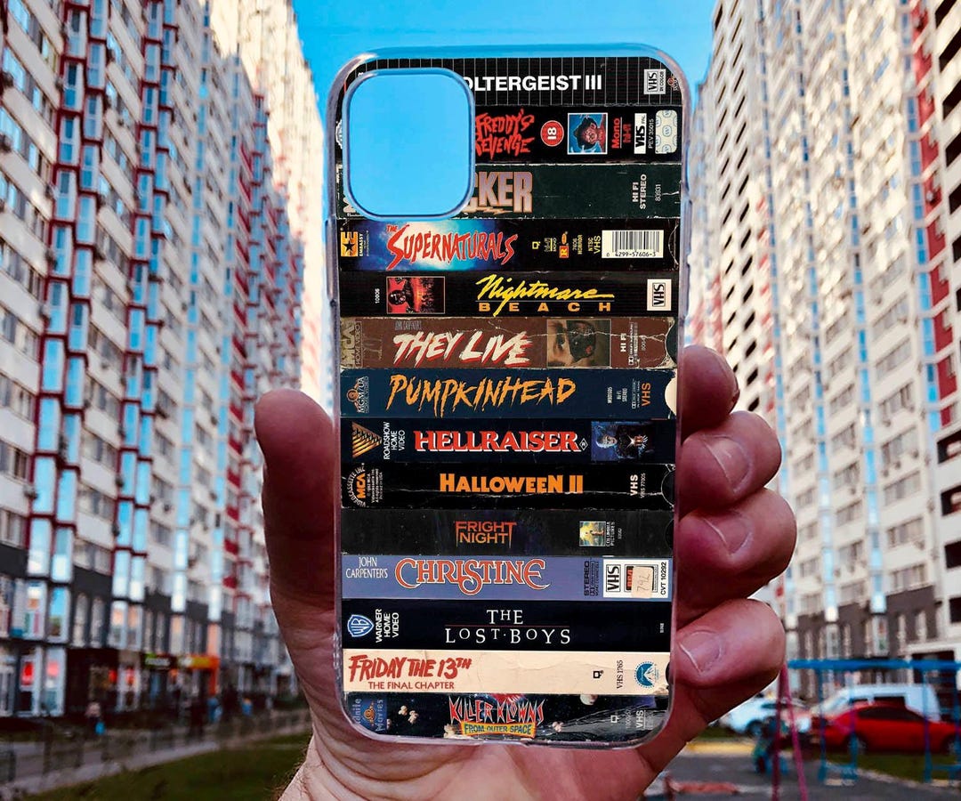 Horror VHS Movie Case: Retro Tape Cover for Iphone, Pixel & for Samsung ...