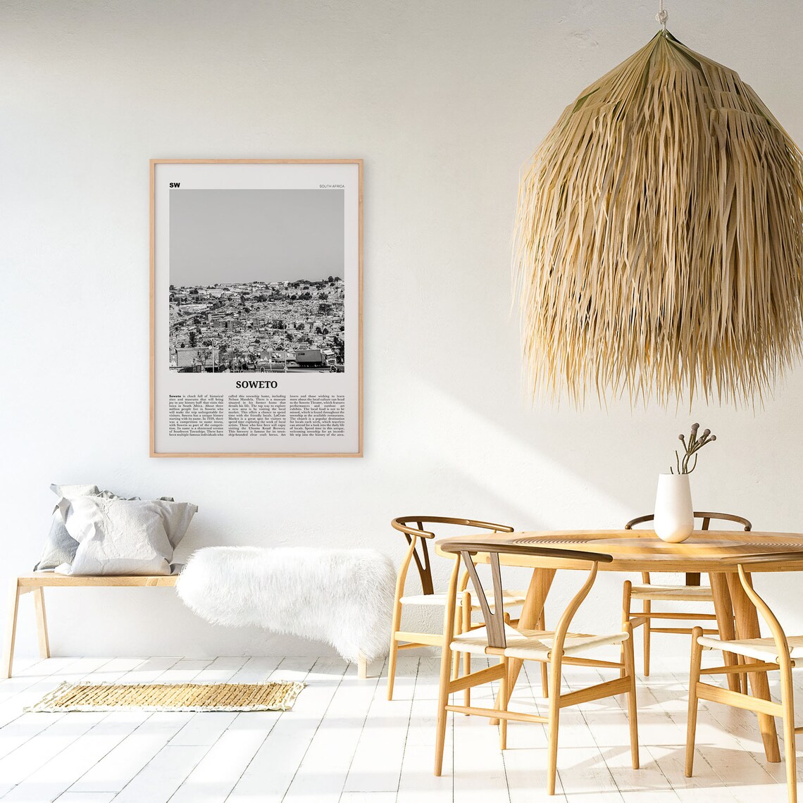 Soweto Print Black and White Soweto Wall Art Soweto Poster | Etsy