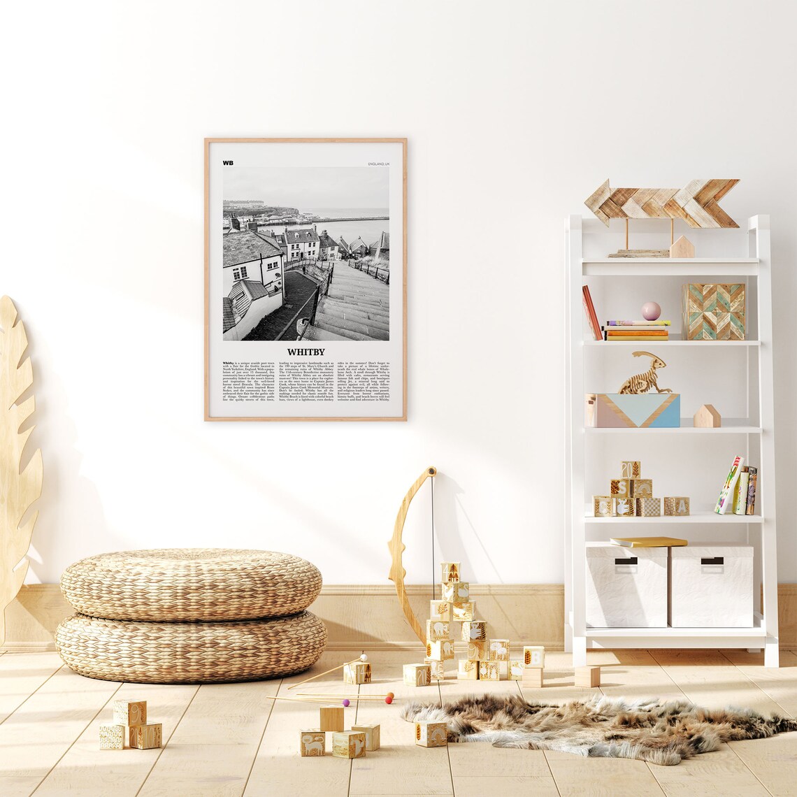 Whitby Print Black and White Whitby Wall Art Whitby Poster | Etsy