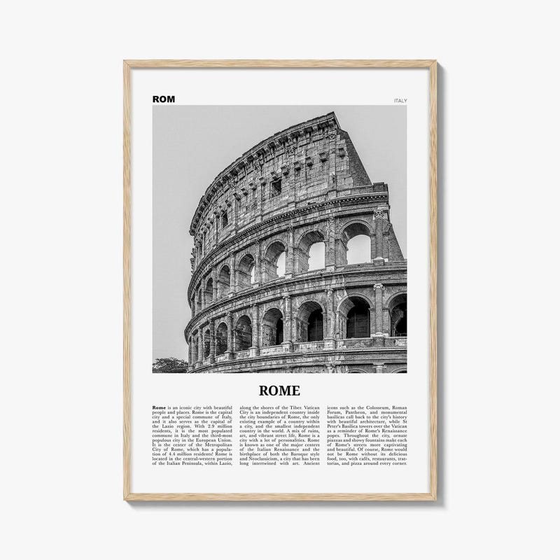 Rome Print - Etsy