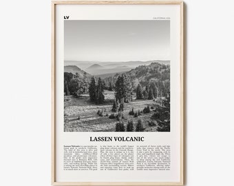 Lassen Volcanic National Park Poster Subpar Parks Poster - Etsy