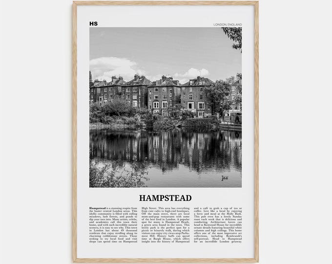 Hampstead Print, Hampstead Photo Poster, Hampstead Travel Wall Art ...