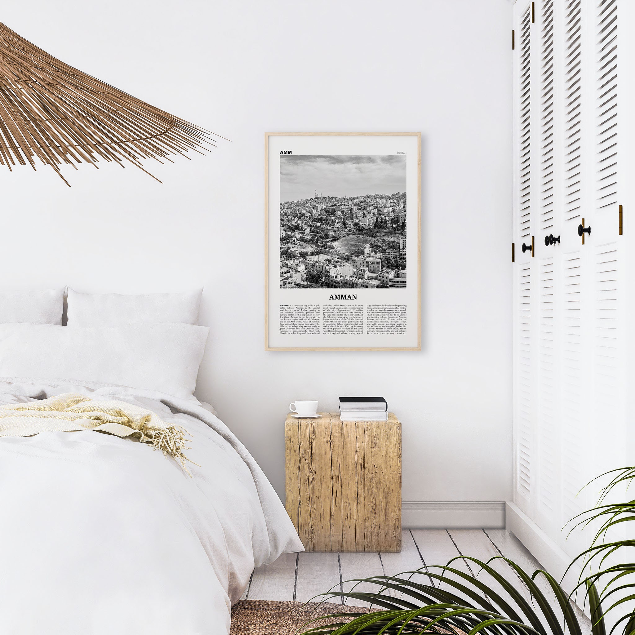 Amman Print Black and White Amman Wall Art Amman Poster - Etsy