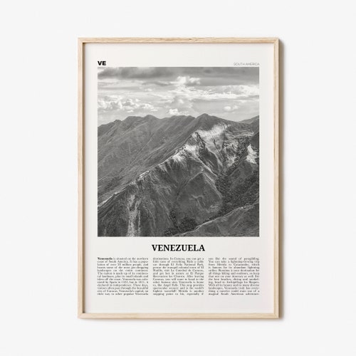 Caracas Venezuela Art Vintage Travel Poster Wall Print - Etsy