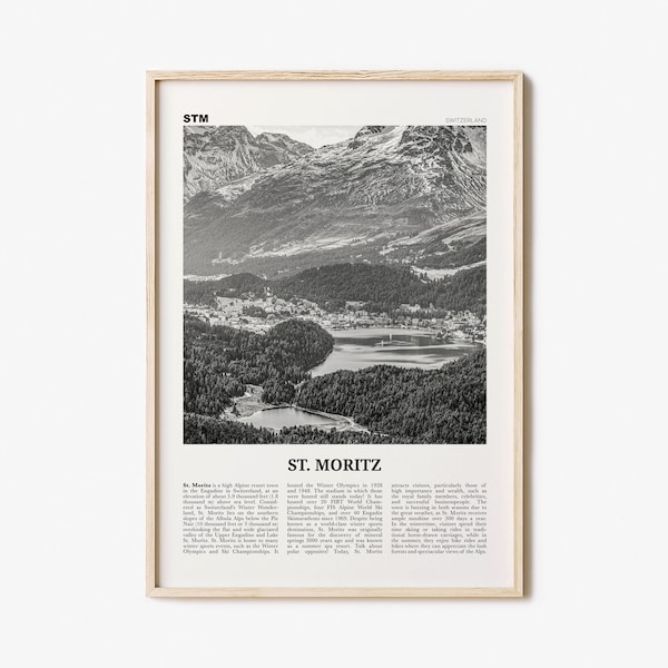 St Moritz Wall Art - Etsy