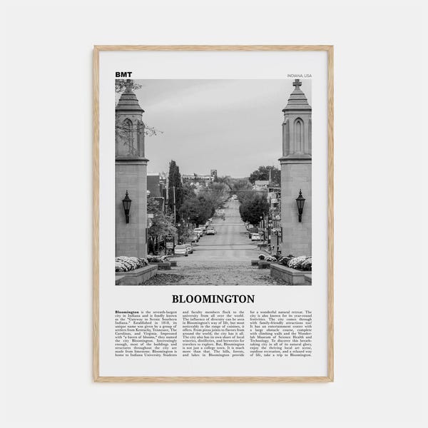 Bloomington Poster - Etsy