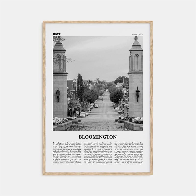 Bloomington Poster - Etsy