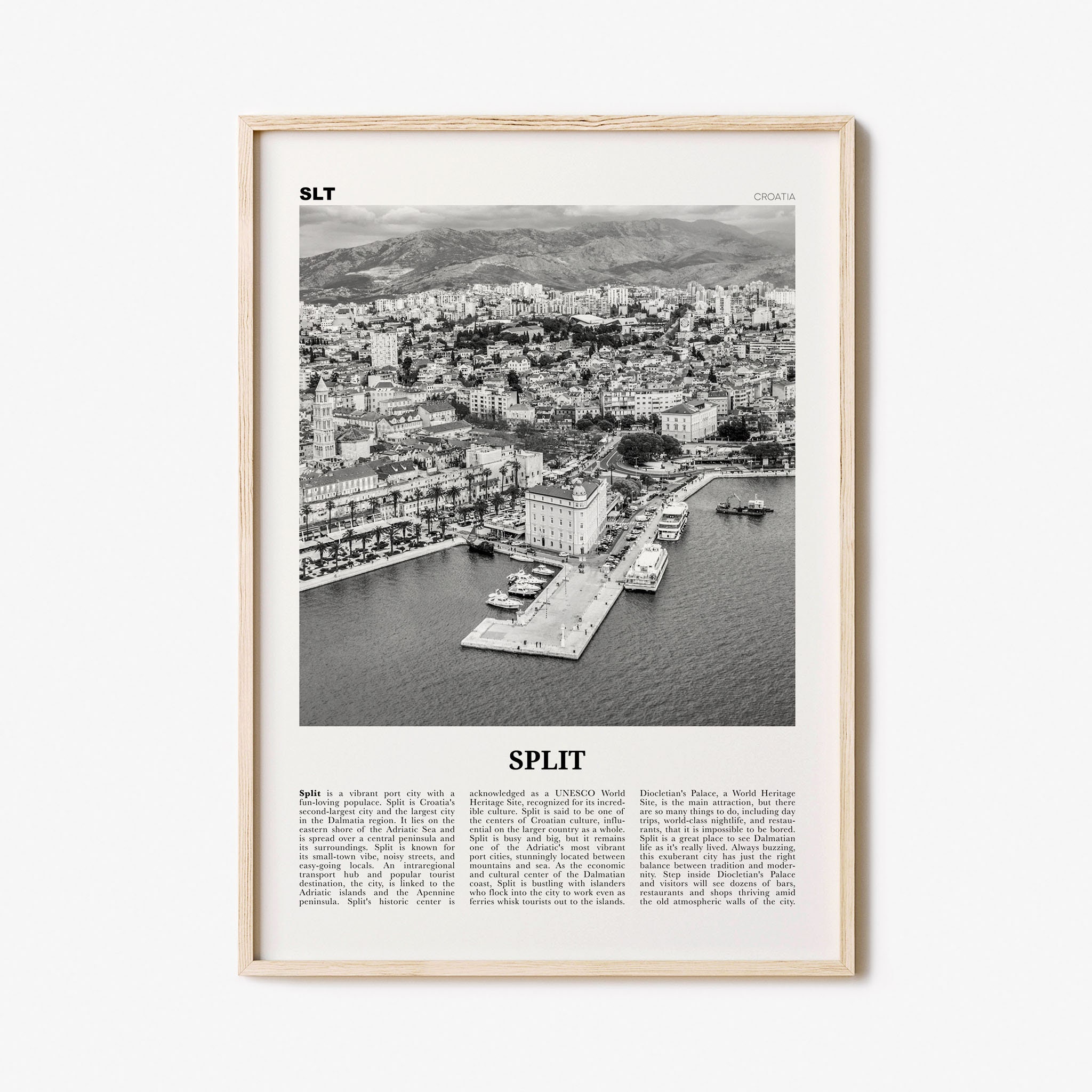 Split Print Black and White Split Wall Art Split Poster - Etsy