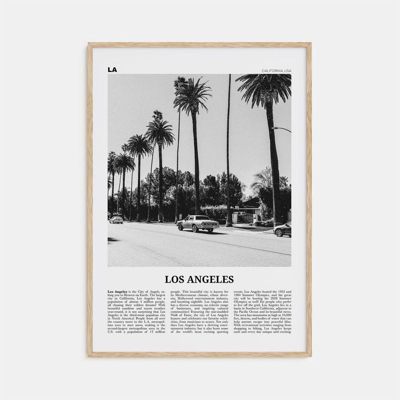 Los Angeles Print - Etsy
