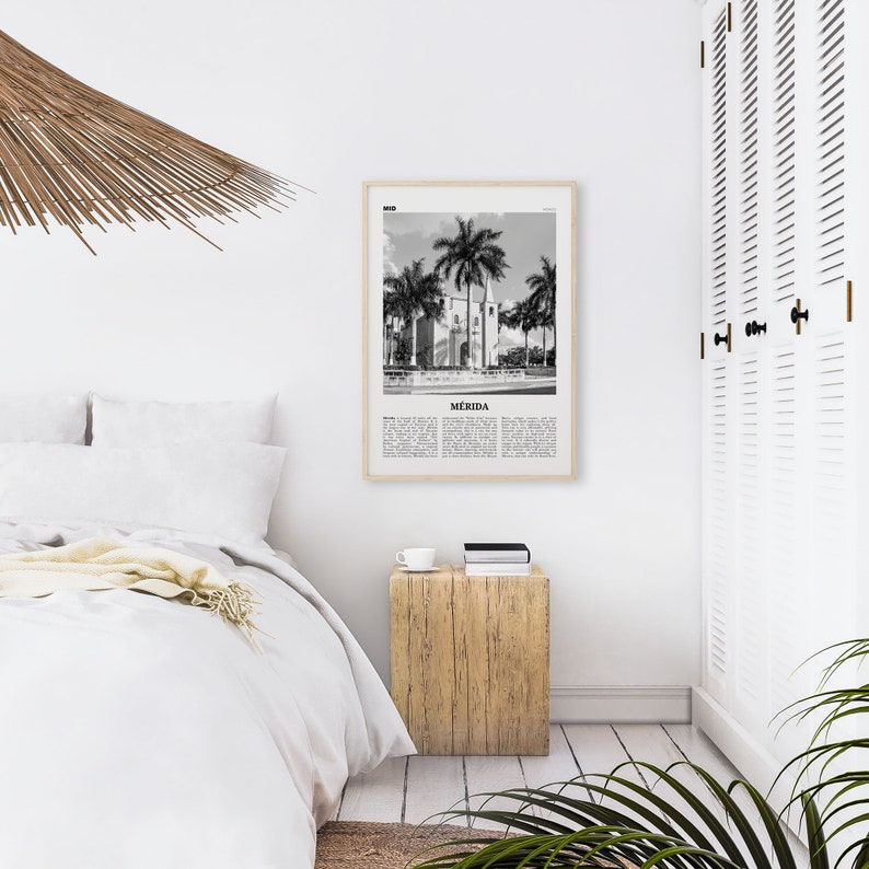 Mérida Print Black and White Mérida Wall Art Mérida Poster - Etsy