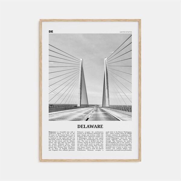 Delaware Poster - Etsy