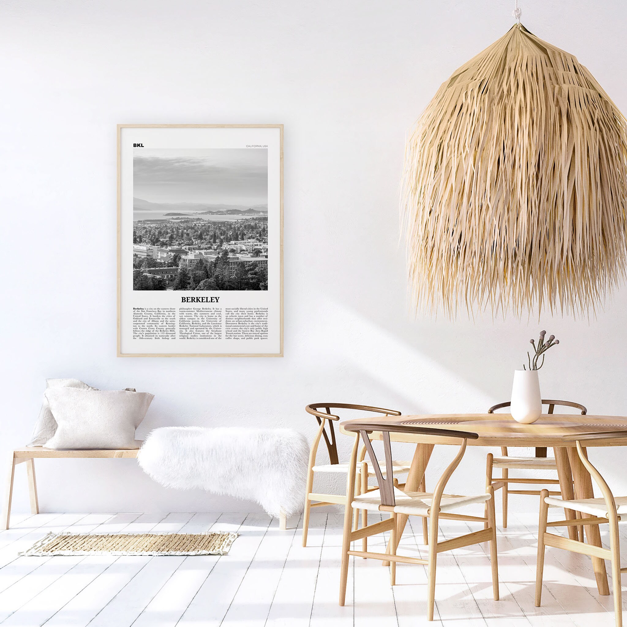 Berkeley Print Black and White Berkeley Wall Art Berkeley - Etsy