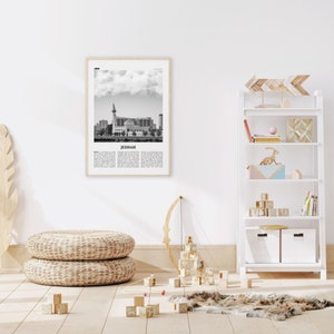 Jeddah Print Black and White, Jeddah Wall Art, Jeddah Poster, Jeddah ...