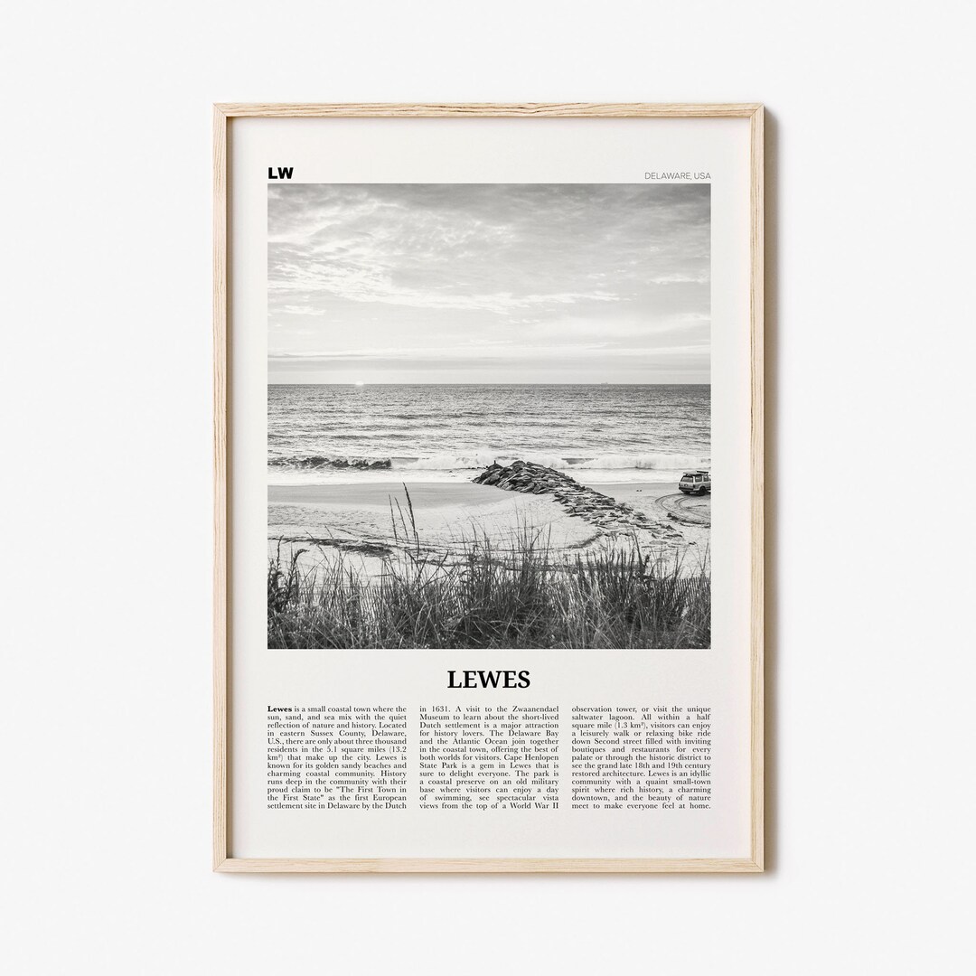 Lewes Print Black and White Lewes Wall Art Lewes Poster - Etsy