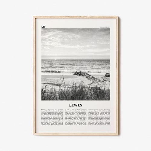 Lewes Print Black and White Lewes Wall Art Lewes Poster - Etsy