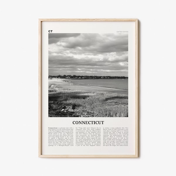 Connecticut Poster - Etsy