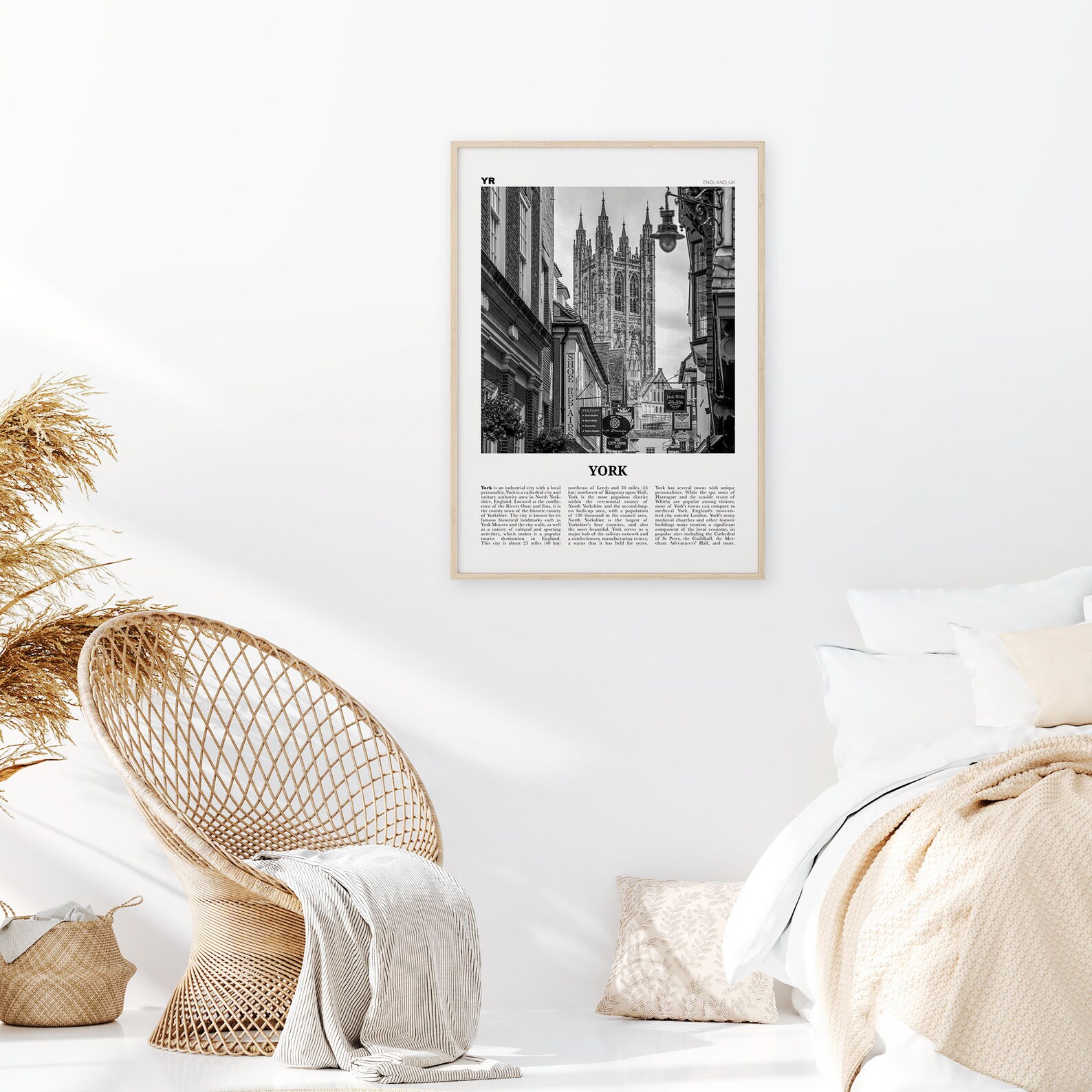 York Print Black and White York Wall Art York Poster York - Etsy