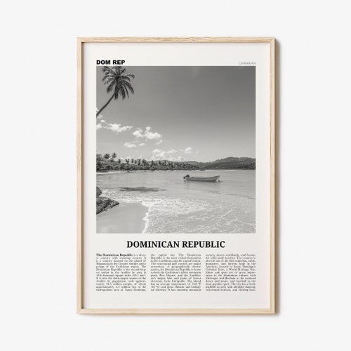 Dominican Republic Travel Poster Home Decor Wall Sizes - Etsy