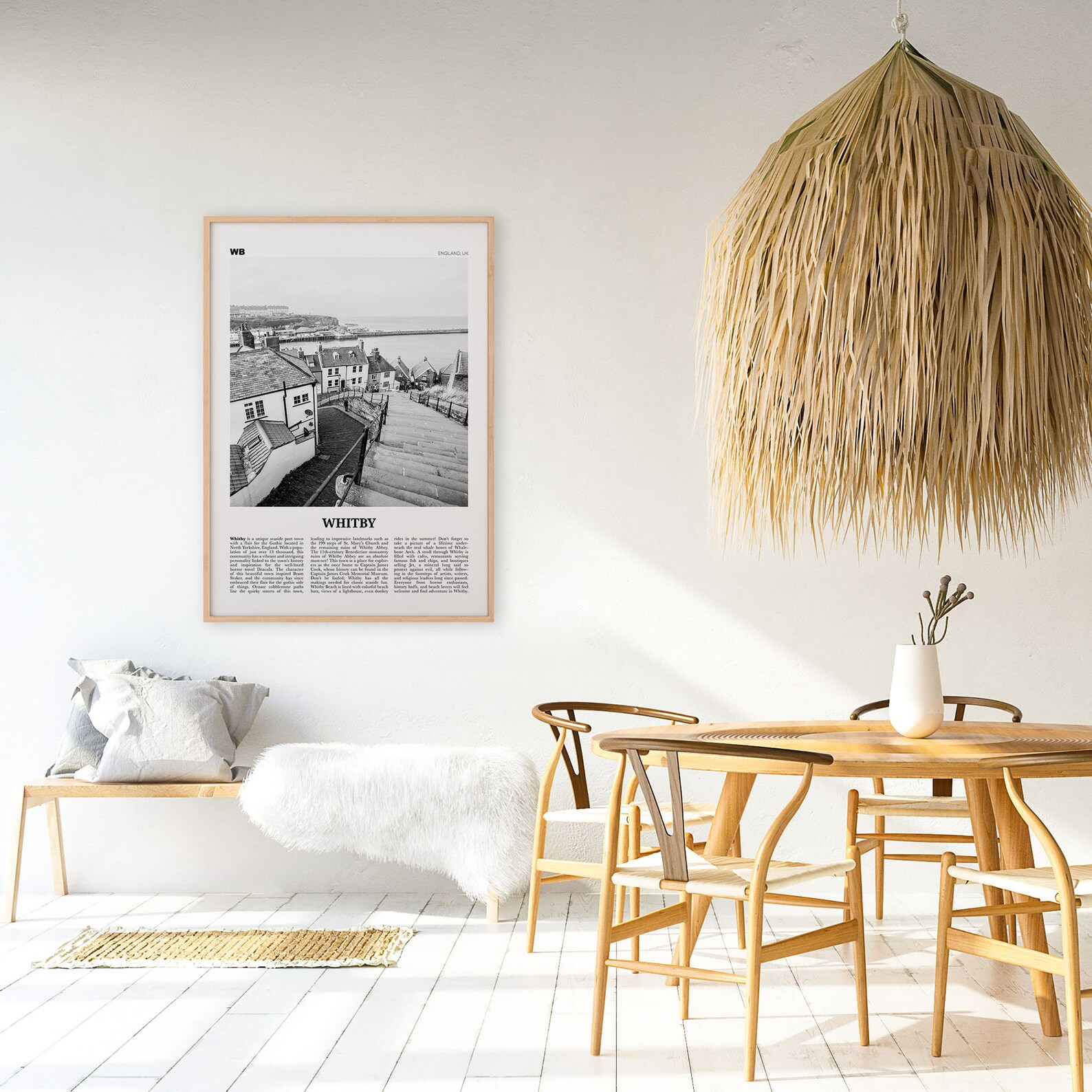 Whitby Print Black and White Whitby Wall Art Whitby Poster | Etsy