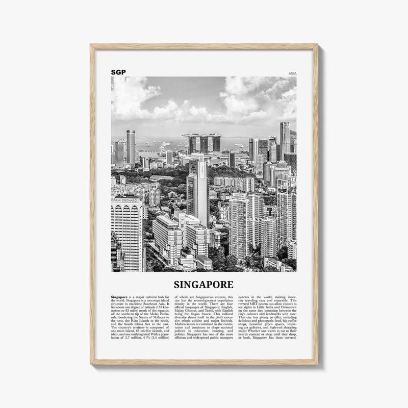 Singapore Poster - Etsy