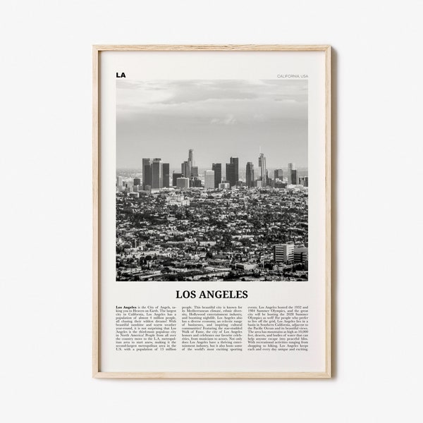 Los Angeles Print - Etsy
