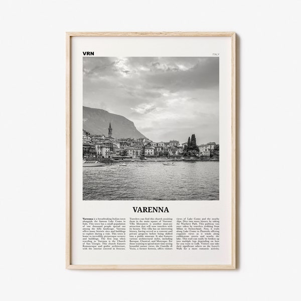 Varenna Map Print - Etsy