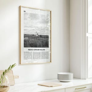Prince Edward Island Print Black and White, Prince Edward Island Wall ...