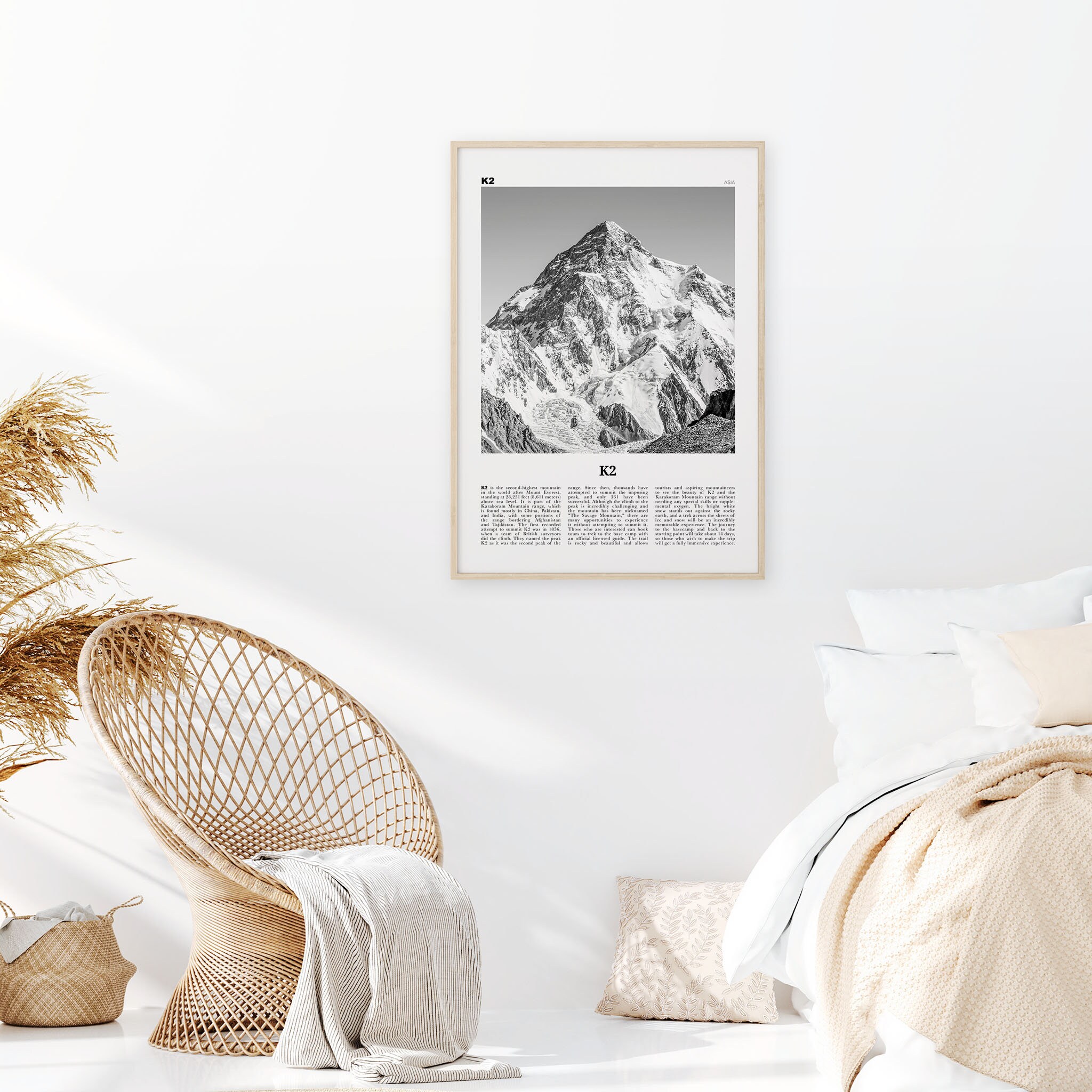 K2 Print Black and White K2 Wall Art K2 Poster K2 Photo - Etsy