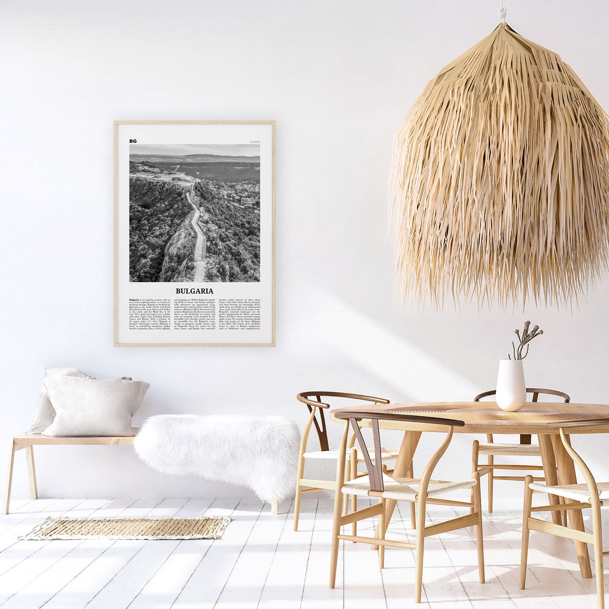 Bulgaria Print Black and White Bulgaria Wall Art Bulgaria - Etsy