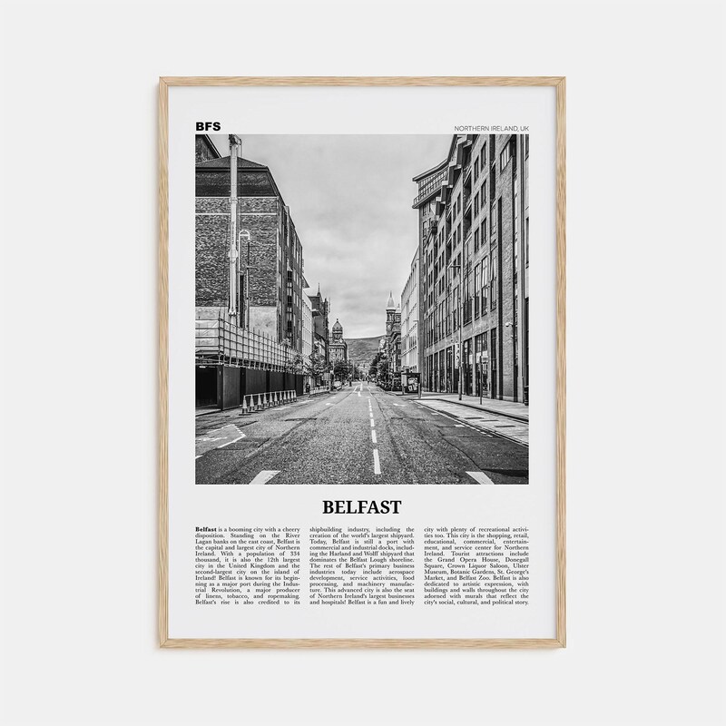 Belfast Poster - Etsy UK