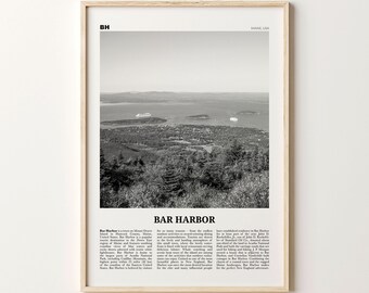 Bar Harbor Wall Art | Etsy