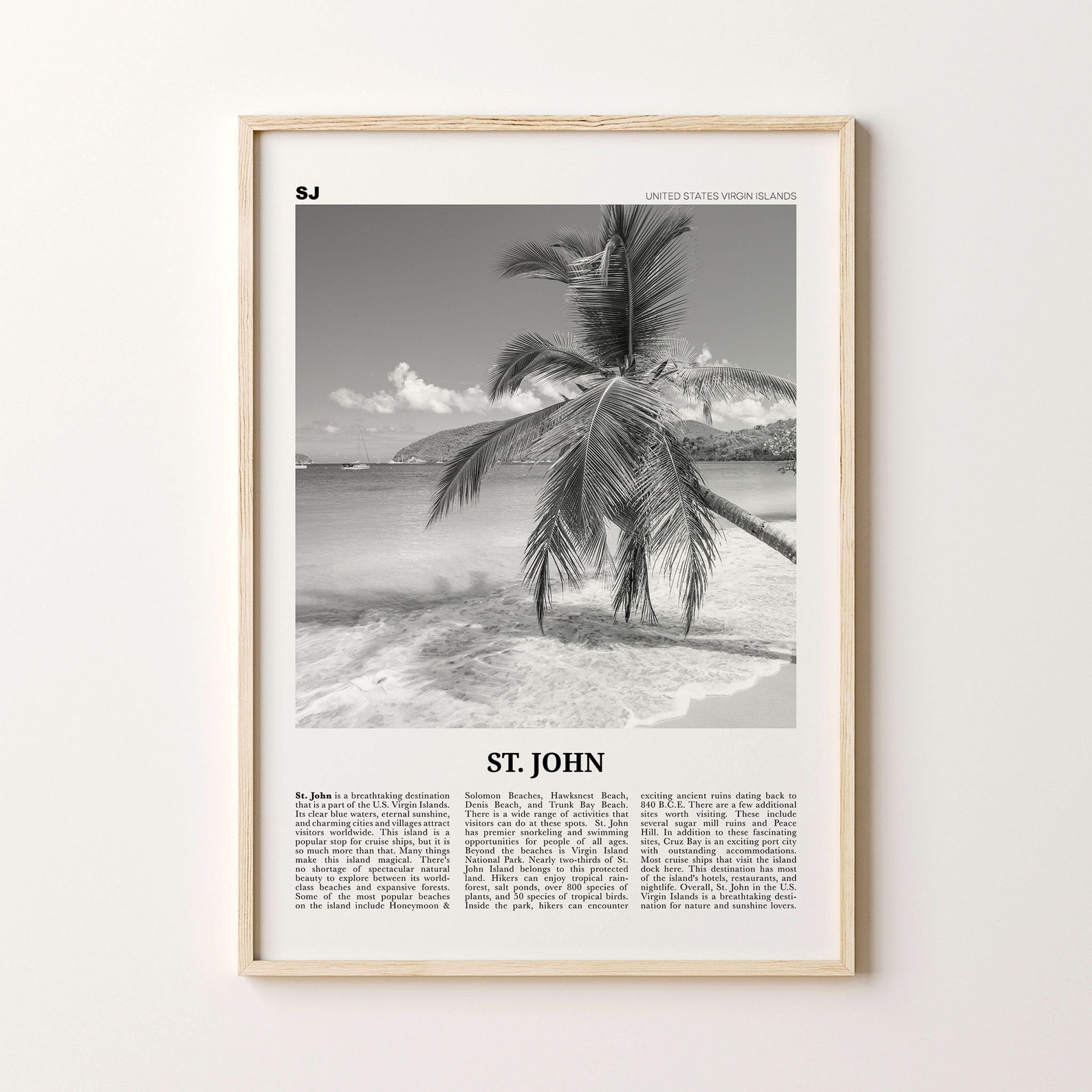 Saint John Print Black and White St John Wall Art St John | Etsy