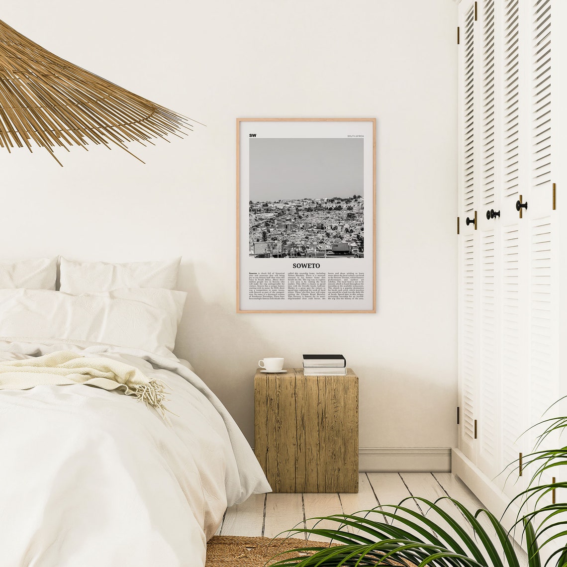 Soweto Print Black and White Soweto Wall Art Soweto Poster | Etsy