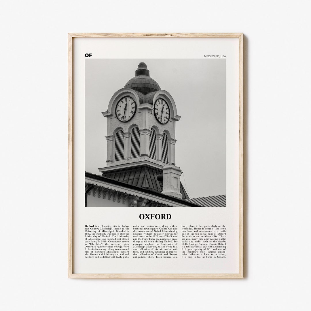 Oxford Print Black and White, Oxford Wall Art, Oxford Poster, Oxford ...