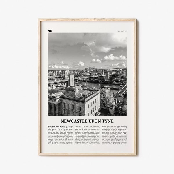 Newcastle Black and White Prints - Etsy