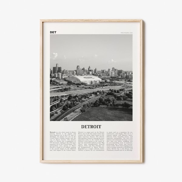 Detroit Poster - Etsy