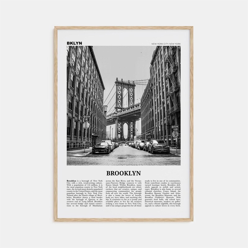 Brooklyn Poster - Etsy