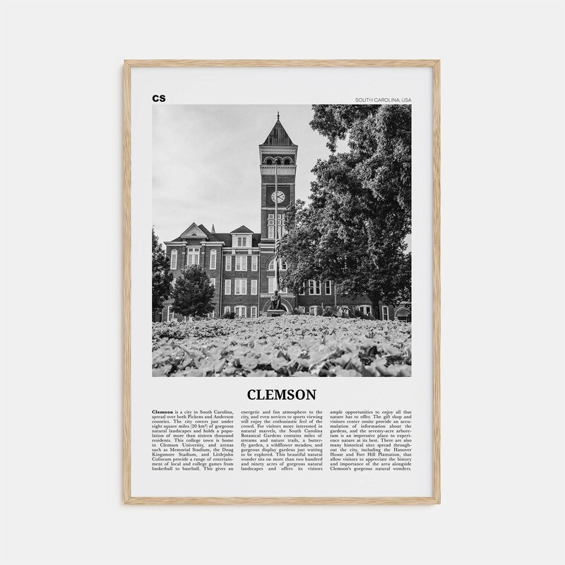 Clemson Art - Etsy