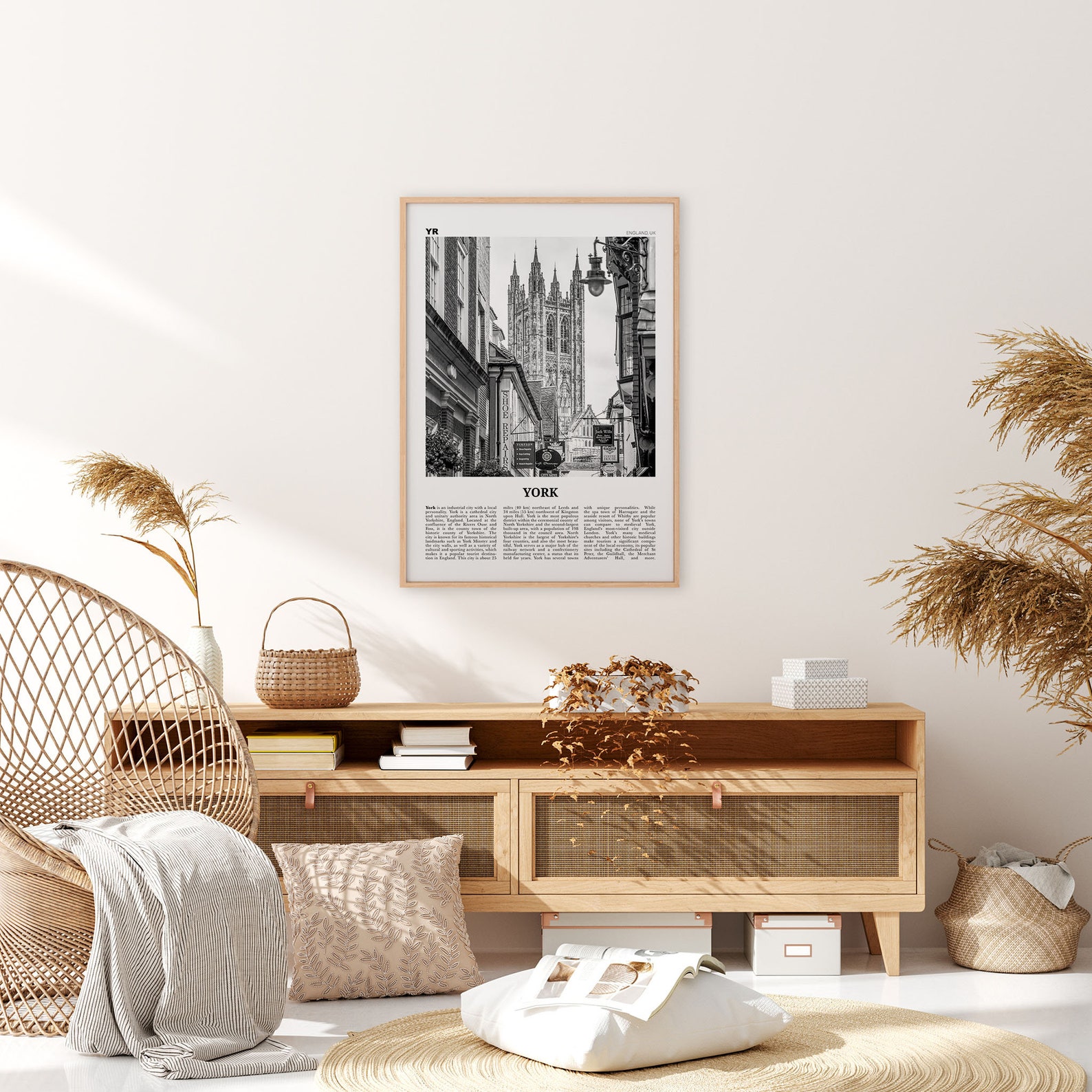 York Print Black and White York Wall Art York Poster York | Etsy