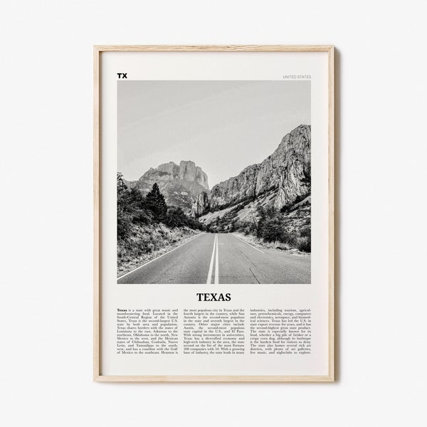 Texas Poster - Etsy