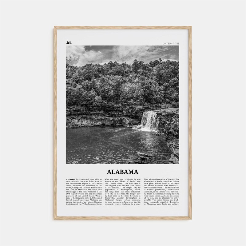 Alabama Poster - Etsy