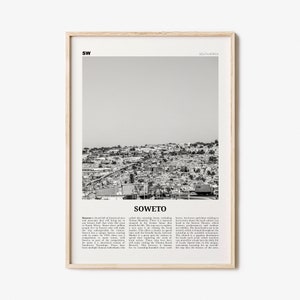 Soweto Print Black and White, Soweto Wall Art, Soweto Poster, Soweto ...