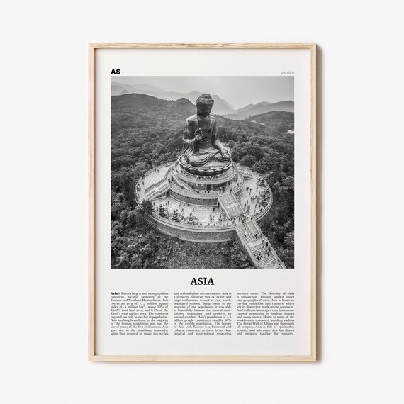 Framed Asia Poster