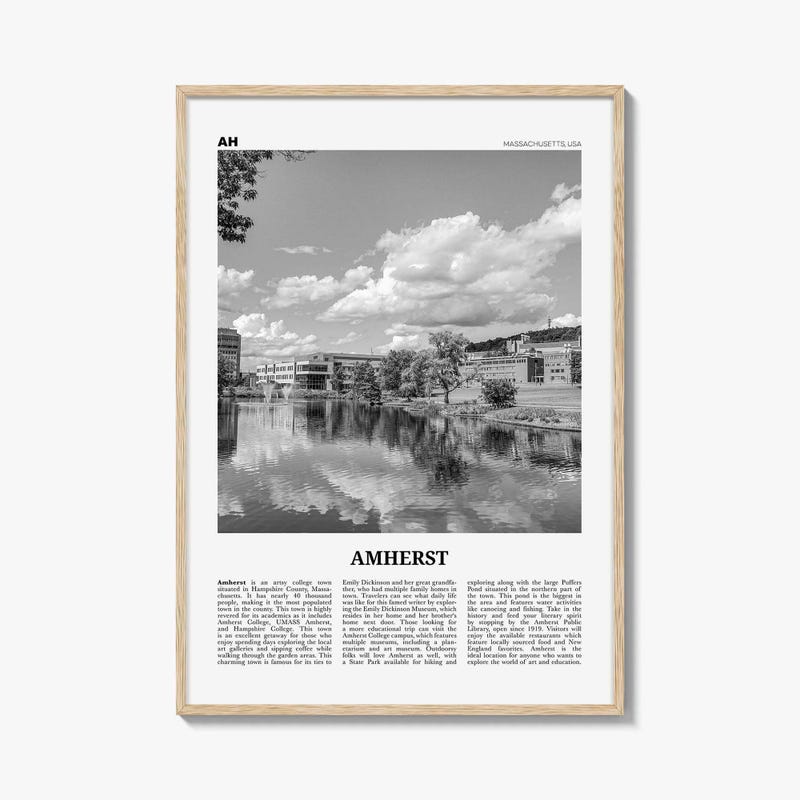 Massachusetts Amherst - Etsy UK