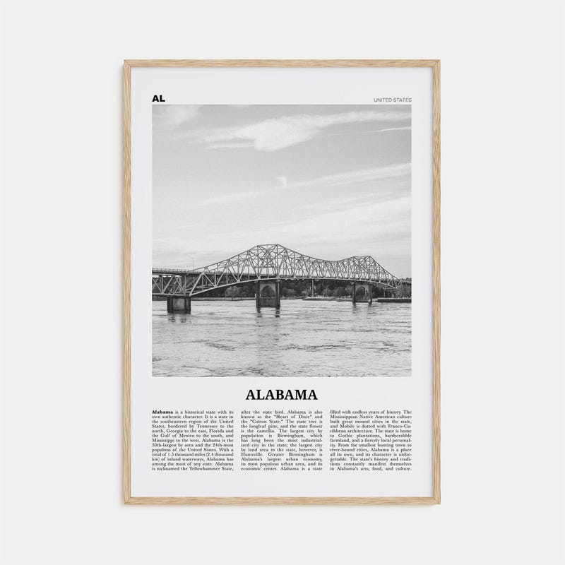 Alabama Poster - Etsy