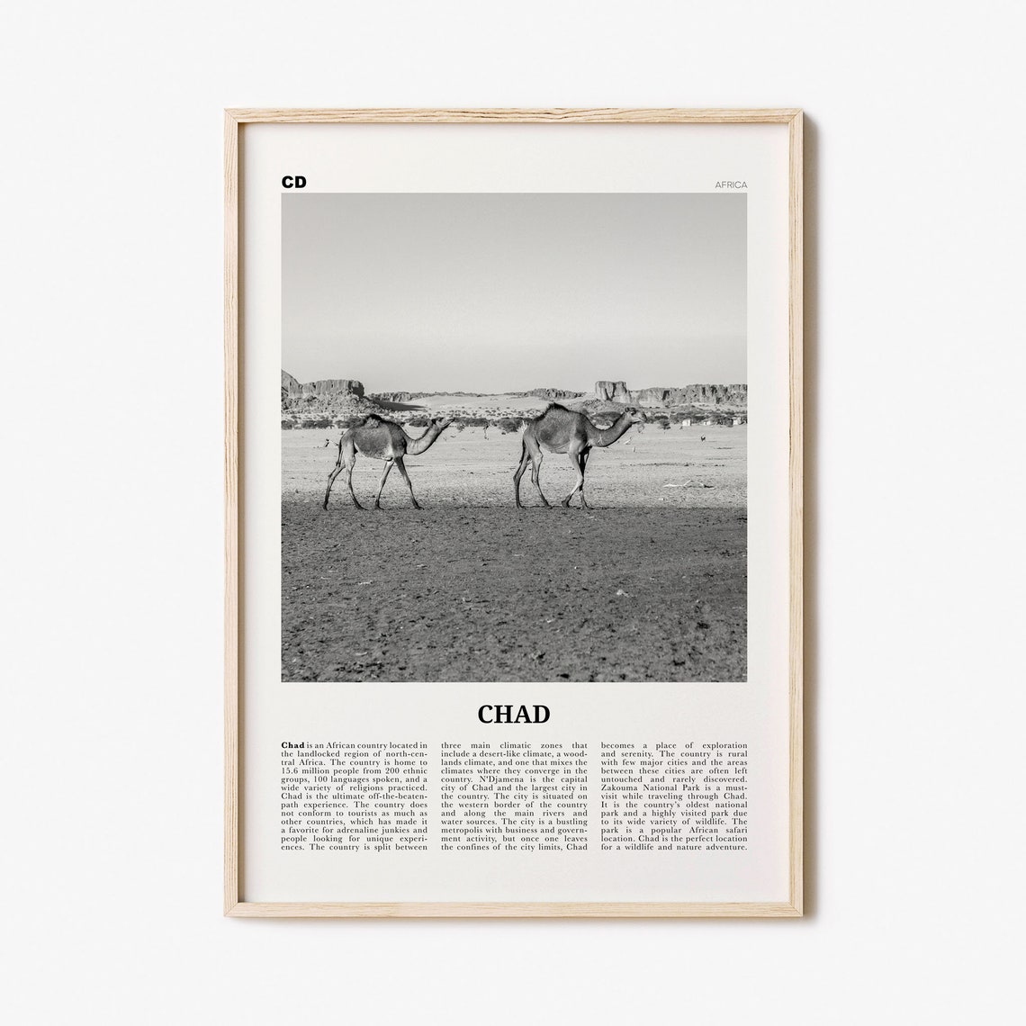 Chad Print Black and White Chad Wall Art Chad Poster Chad - Etsy