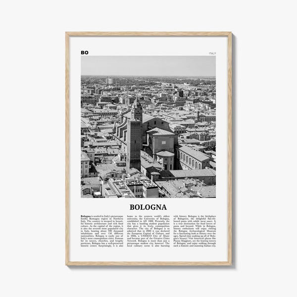 Bologna Poster - Etsy UK